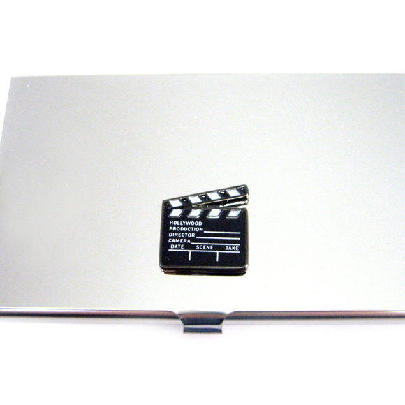Kiola Designs | Accessories | Film Clapper Board Business Card Holder ...